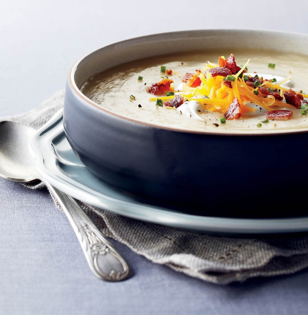 Cold Weather Warm-Up: Potato, Cheddar & Chive Soup - UrbanMoms